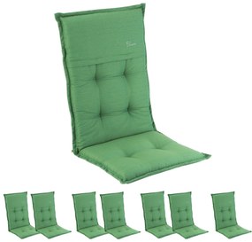 Coburg, polstr, čalounění na židli, vysoké opěradlo, zahradní židle, polyester, 53 x 117 x 9 cm, 8x čalounění