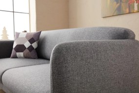 Hanah Home Rohová pohovka VENUS šedá pravá 825BLC2766