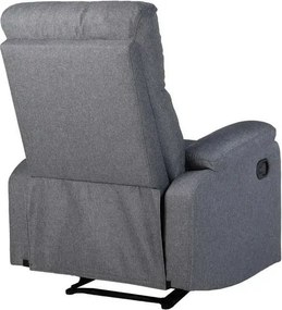 LuxuryForm DESIGN Televizní křeslo CARLOS s polohováním - šedé