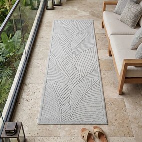 Vnitřní a venkovní běhoun ve stříbrné barvě 80x250 cm Nova 1203 – Ayyildiz Carpets