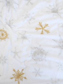 Deka mikroplyš Exclusive 150 × 200 cm – Frozen bílé
