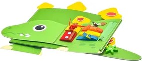 2KIDS TOYS Activity board Dinosaurus / Senzorická deska / textilní / o