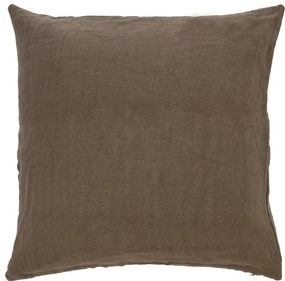 Dekorativní polštář Linen 50 x 50 cm taupe