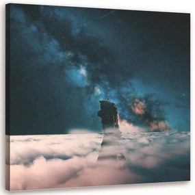 Gario Obraz na plátně Vrchol v oblacích - Rokibul Hasan Rozměry: 30 x 30 cm