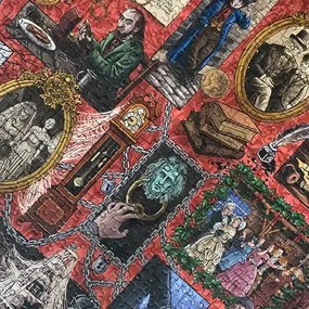 GIBSONS Puzzle Knižní klub: Charles Dickens / 1000 dílků / 68 x 49 cm