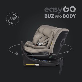 Sada autosedačky EasyGo Buz Xtd Pro a Buz Pro Body 2 v 1 Taupe