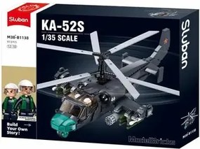 Sluban Model Bricks M38-B1138 Bojový vrtulník KA-52S / LEGO - kompatib