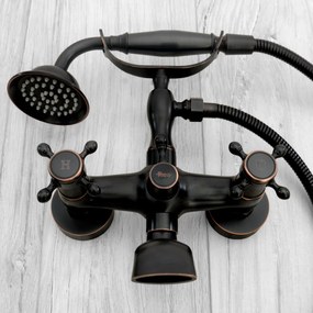 Rea Retro - vanová baterie + set, černá, REA-B0224