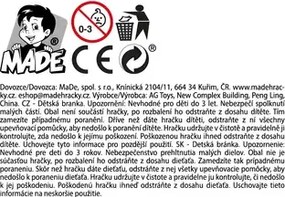 MADE Fotbalová sada 2 branky s míčkem / od 3 let / plast
