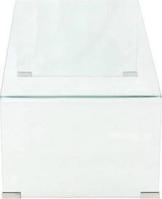 Konferenční stolek tvrzené sklo 98x45x30 cm čiré 244189