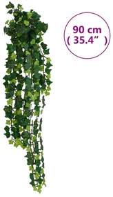Umělé závěsné rostliny 12 ks 339 listů 90 cm zelené - Default Title