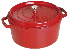 Staub Cocotte hrnec kulatý 28 cm/6,7 l višňová, 1102806