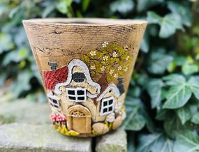 Keramika Javorník Květináč -domek