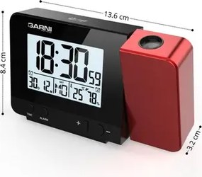 GARNI 140R Digitální budík s projekcí času a vnitřní teploty