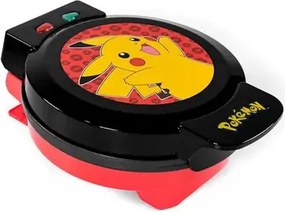 UNCANNY BRANDS Vaflovač Pikachu kulatý / Nepřilnavý povrch / Ukazatel