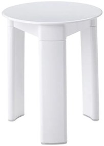 Aqualine, TRIO koupelnová židle, průměr 33x40 cm, bílý, 2072