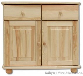 dřevěná kuchyňská skříňka dolní z masivního dřeva borovice KD139 pacyg