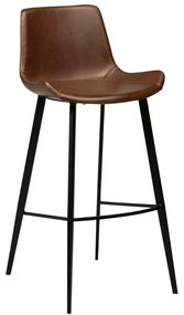 OnaDnes -20% ​​​​​Dan-Form Vintage hnědá koženková barová židle DAN-FORM Hype 75 cm