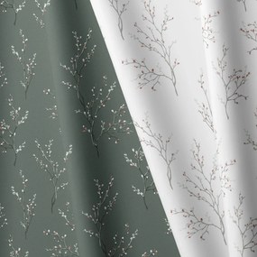 Perkálový bavlněný povlak na polštář Zasněné větvičky - duo - GOTS Velikost: 70 x 90