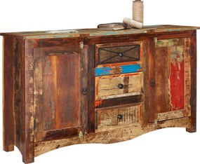 XXXLutz KOMODA, recyklované dřevo, vícebarevná, 150/85/40 cm Landscape - Široké komody - 000377002003