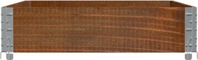 Zahradní truhlík hnědý 120 x 80 cm masivní borové dřevo 3295846