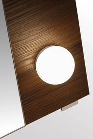 Nástěnné LED zrcadlo Dorothy 60 cm dub ristretto