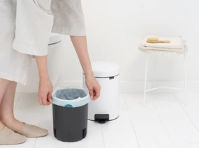 Brabantia Pedálový koš NewIcon 5L bílá