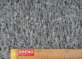 Breno Metrážový koberec SAVANNAH 97 šedý, šíře 300 cm, Šedá