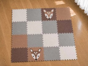 Hrací pěnové puzzle do dětského pokoje 16 dílů KOLOUŠEK