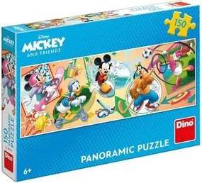 DINO Mickey s kamarády sportují - Panoramic / 150 dílků / od 6 let