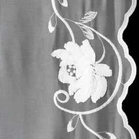 ZÁCLONA NA PÁSCE LETI, SADA 2 KS 140X270 CM KVĚTY