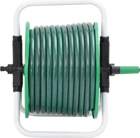 Volně stojící zelený hadicový naviják s 30m hadicí PVC 3281508