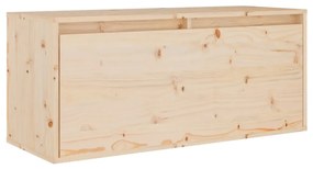 Nástěnná skříňka 80 x 30 x 35 cm masivní borové dřevo - Default Title