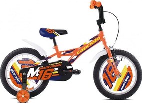 Dětské jízdní kolo Capriolo BMX 16"HT MUSTANG oranžovo-modro-černé [120375]