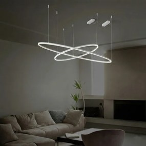Ideal Lux - LED Lustr na lanku ORACLE LED/55W/230V 3000K pr. 90 cm bílá