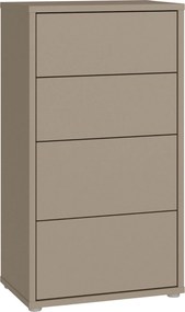 XXXLutz KOMODA, šedohnědá, 55/99/35 cm Carryhome - Online Only noční stolky - 00068701831C