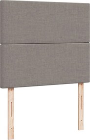 Box spring postel s matrací taupe 120x190 cm textil 3291216