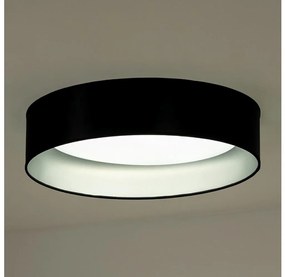 Duolla - LED Stropní svítidlo ROLLER LED/24W/230V pr. 45 cm černá/stříbrná
