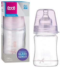 LOVI Lahev skleněná 150ml BABY SHOWER holka