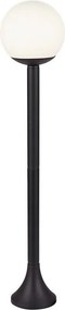 LED Solution Černo-opálový zahradní sloupek pro žárovku E27 IP44 97cm 11827