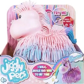 EOLO Plyšový mazlíček JIGGLY Jednorožec perleťový / Interaktivní hračk