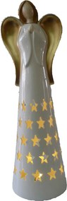 XXXLutz DEKORAČNÍ ANDĚL X-Mas - Dekorativní sošky - 0034720037