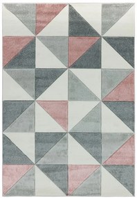 Moderní kusový koberec Sketch SK05 Geometrický vzor šedý krémový Rozměr: 200x290 cm