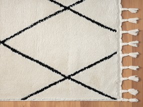 My Flair, Kusový koberec Moroccan Fantasy weiß, 200x290, černobílá, ložnice