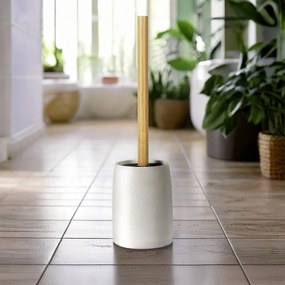 Bílá WC štětka z polyresinu Altavalle – Wenko