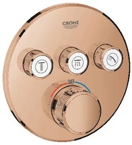 Grohe Grohtherm SmartControl - Termostatická sprchová podomítková baterie, 3 ventily, Warm Sunset 29121DA0