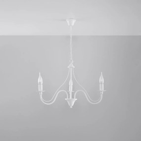 Sollux Lighting Lustr MINERWA 3 bílý