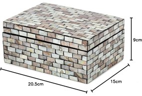 Šedý úložný box Compactor Haiphong Box