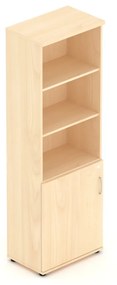 NABYTEK-DESIGNOVY.CZ - S562 03 - Kancelářská skříň Komfort, 60x38,5x183,5 cm, dveře 2/5 , calvados