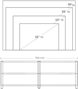 Stolek pod televizor LTV094B01